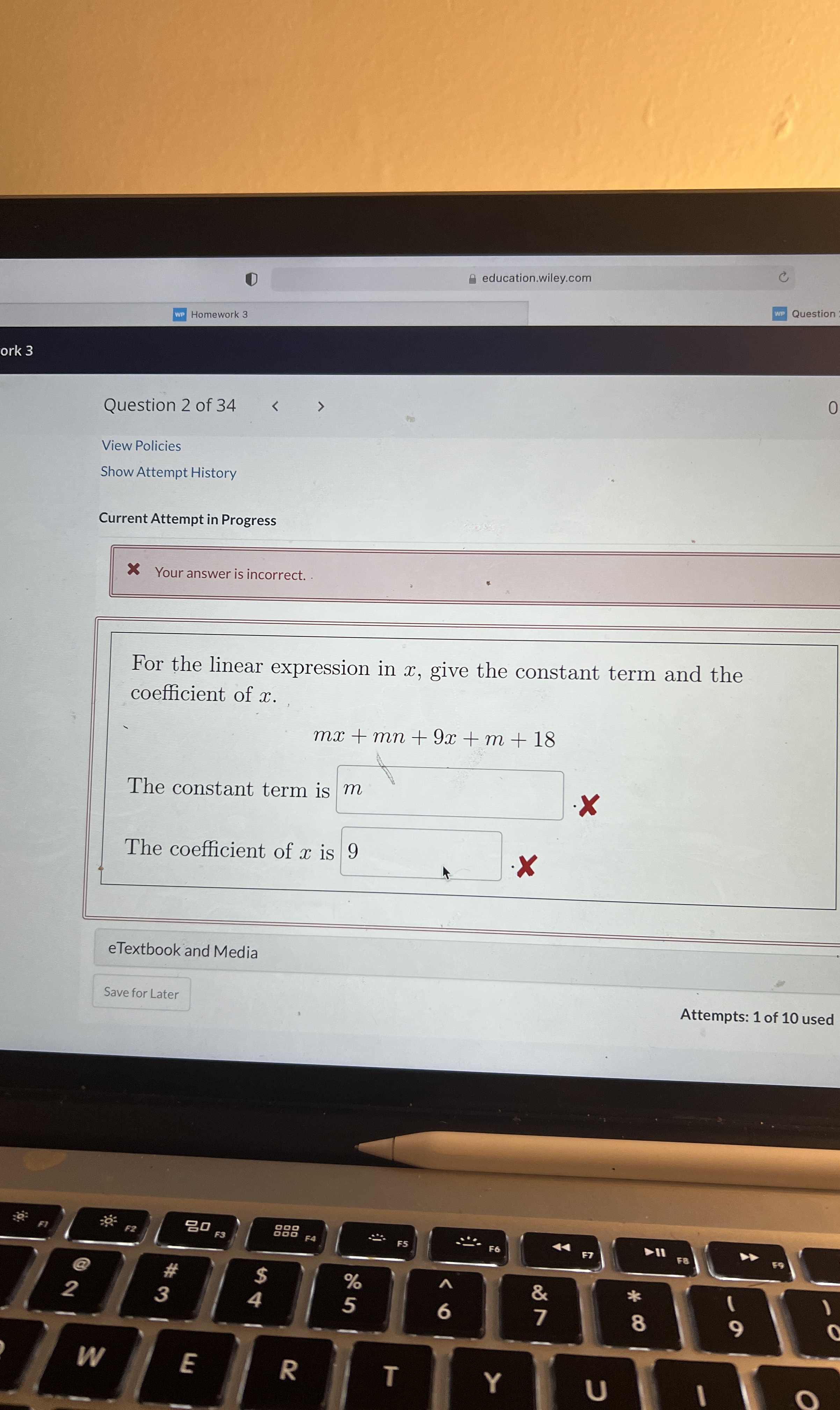 Solved View PoliciesShow Attempt HistoryCurrent Attempt in | Chegg.com