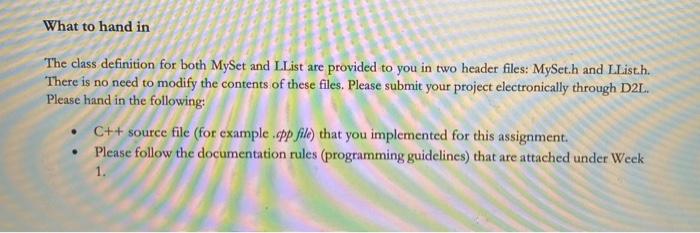 Solved A set is a collection of unordered items that | Chegg.com