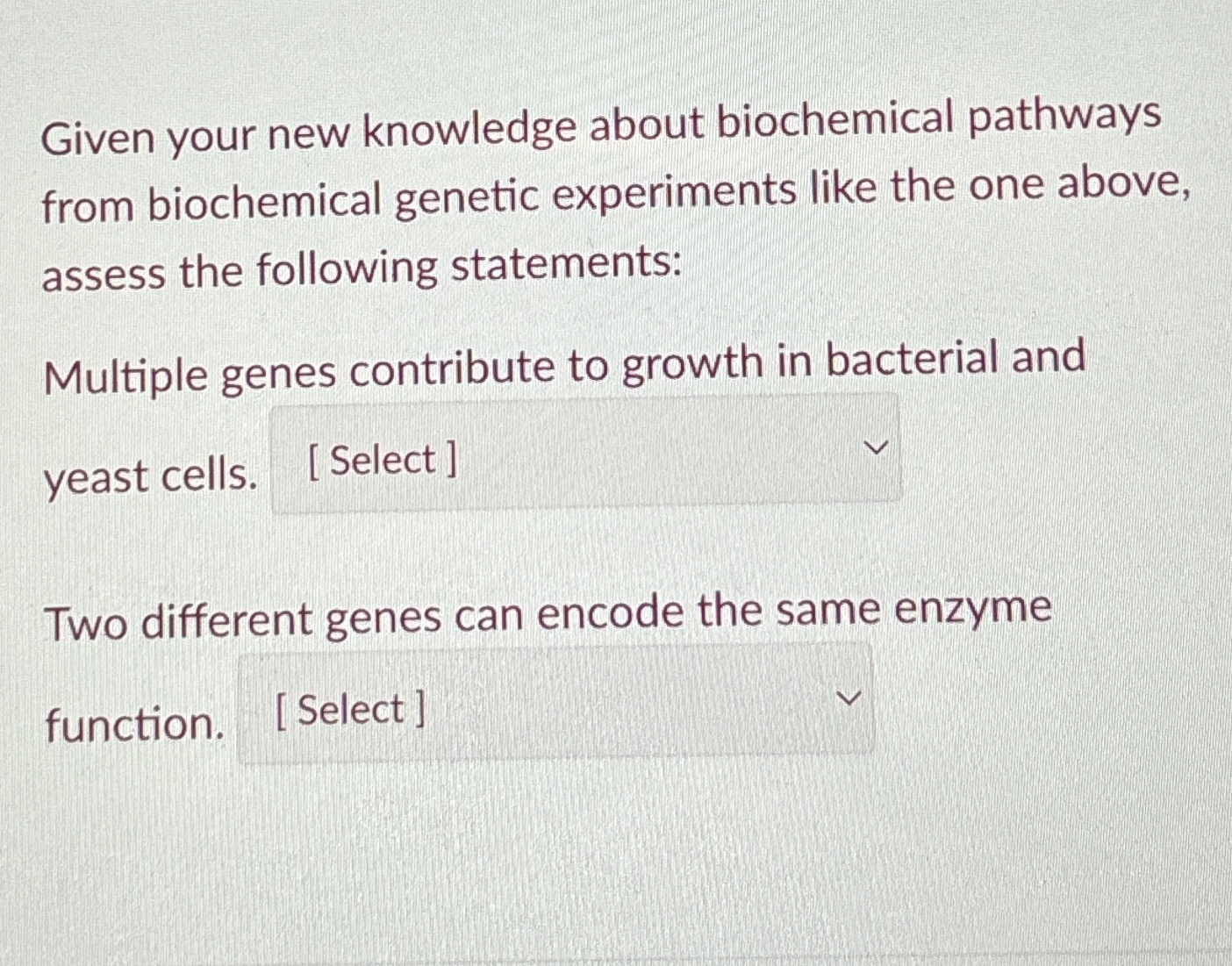 Solved Given your new knowledge about biochemical | Chegg.com