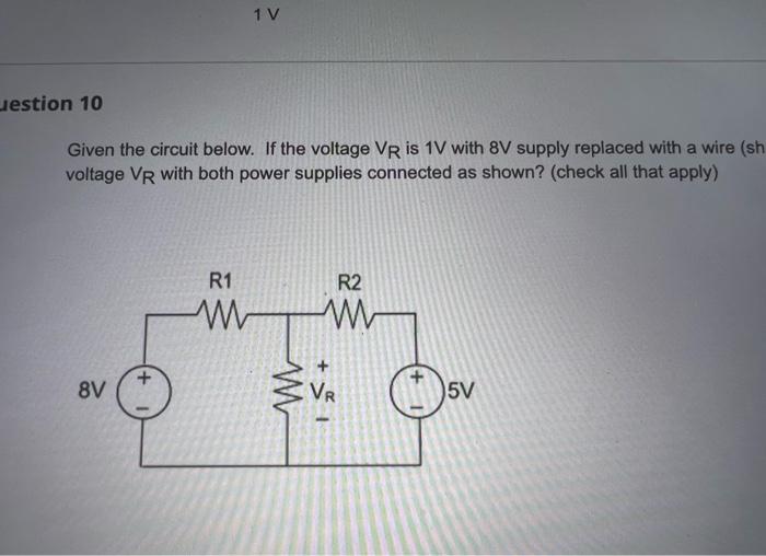 Solved Given the circuit below with V1-5V, V2-2V, R3-2000 | Chegg.com