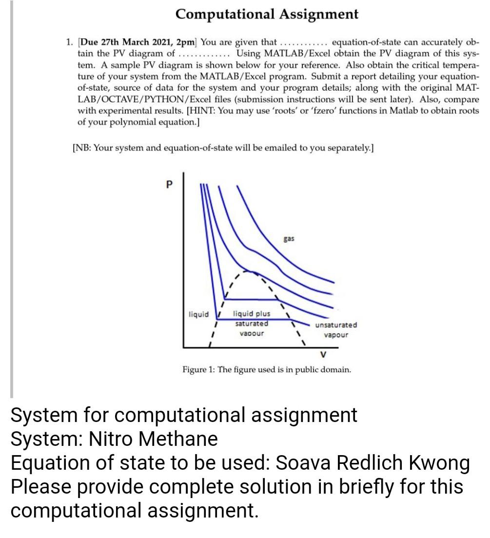 Solved Computational Assignment 1 Due 27th March 2021 2pm