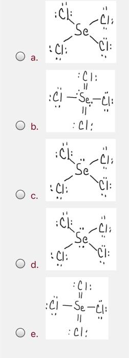 Solved Select the Lewis formula that best describes the | Chegg.com