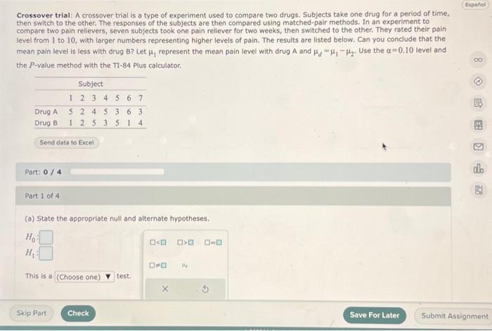 Solved Crossover trial: A crossover trial is a type of | Chegg.com