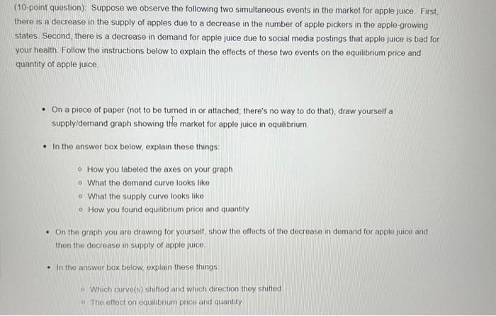Solved (10-point question): Suppose we observe the following | Chegg.com