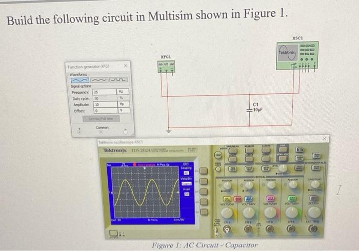 Solved Build the following circuit in Multisim shown in | Chegg.com