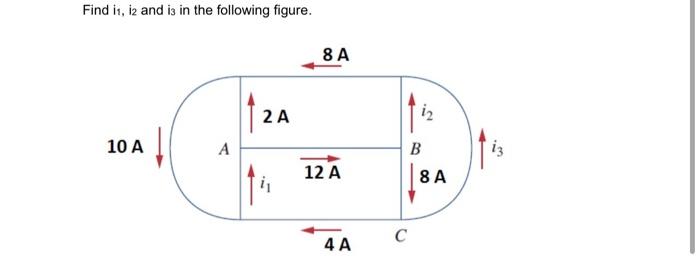 Solved Find i1,i2 and i3 in the following figure. | Chegg.com