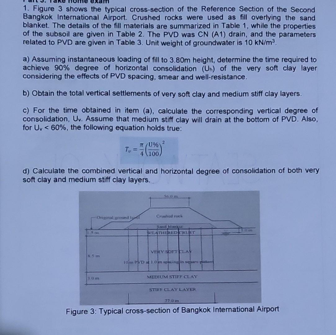 Solved 1. Figure 3 shows the typical cross-section of the | Chegg.com