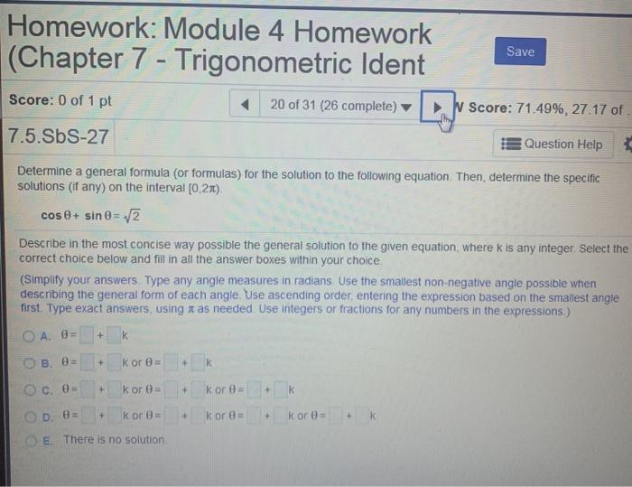 Solved Homework Module 4 Homework Chapter 7