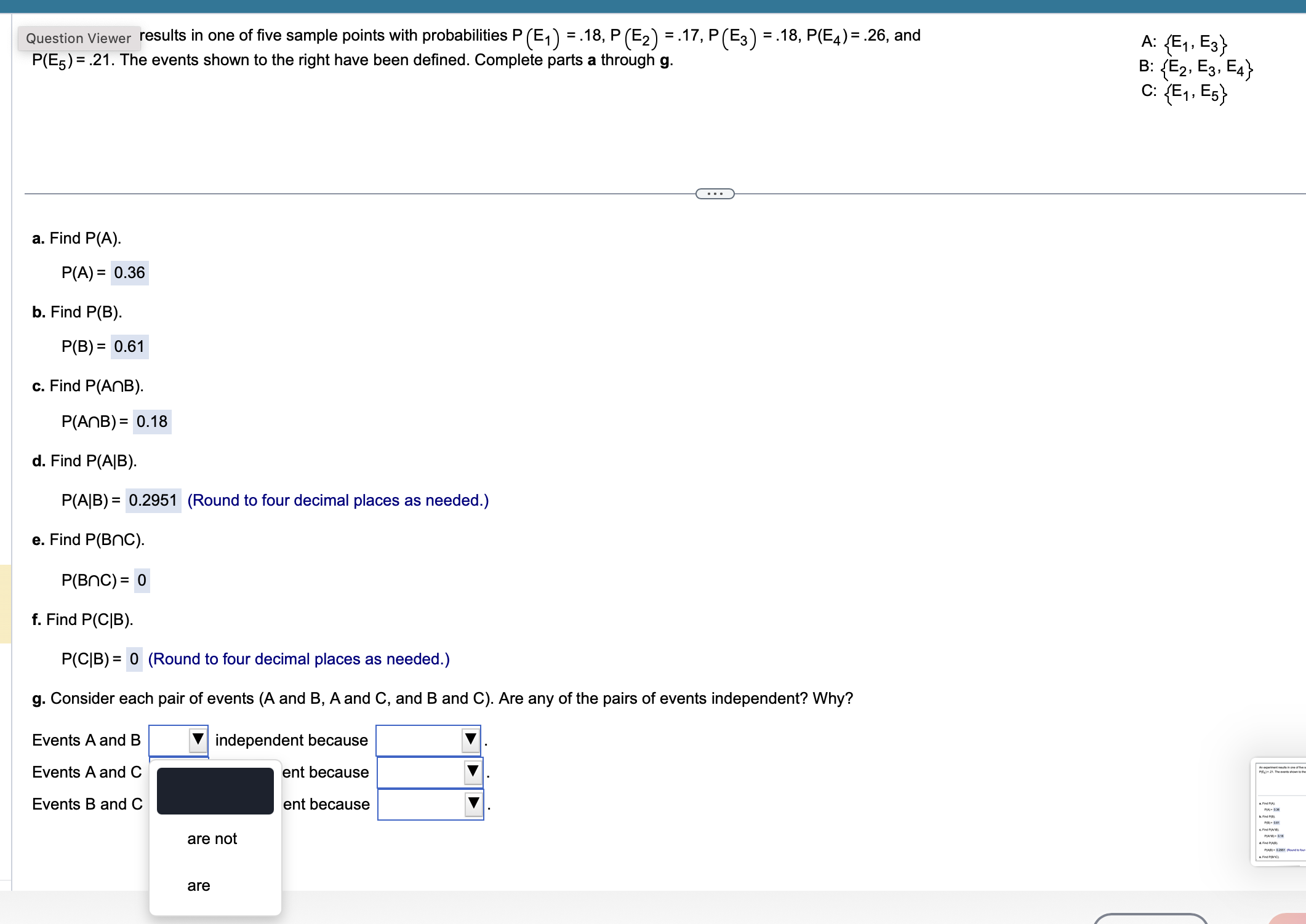 Solved Question Viewer results in one of five sample points | Chegg.com