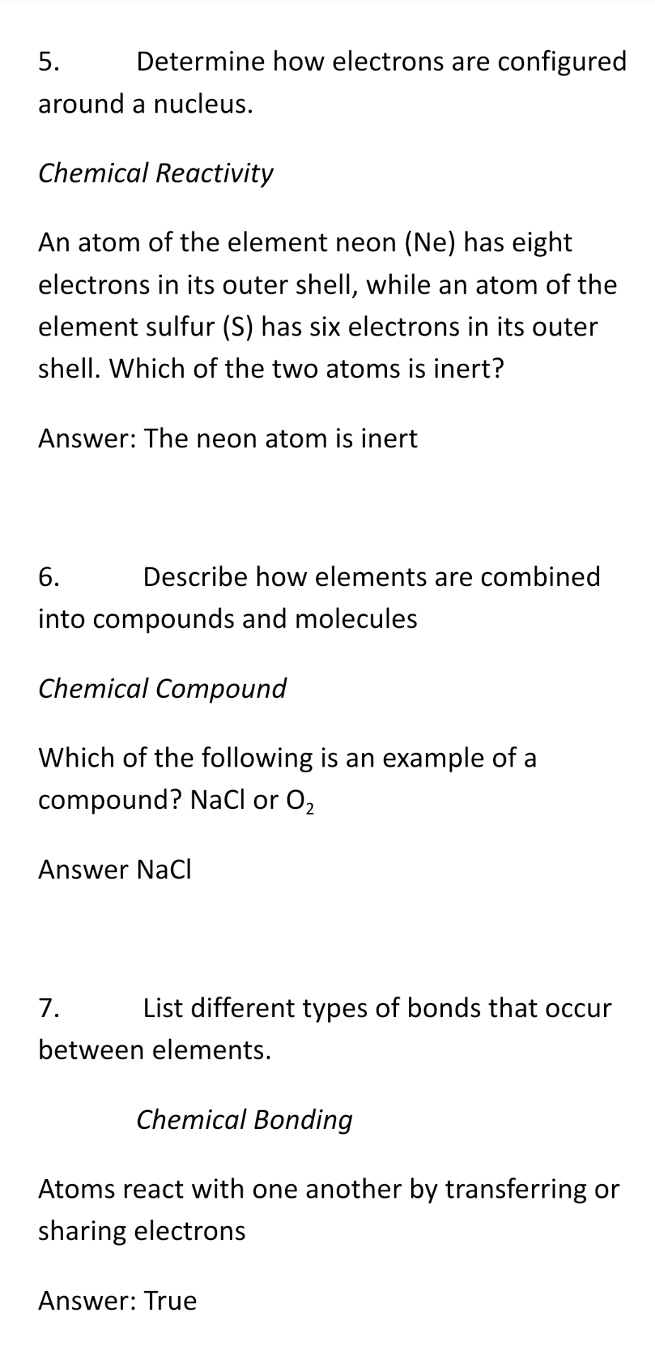 Solved 5. Determine how electrons are configured around a | Chegg.com