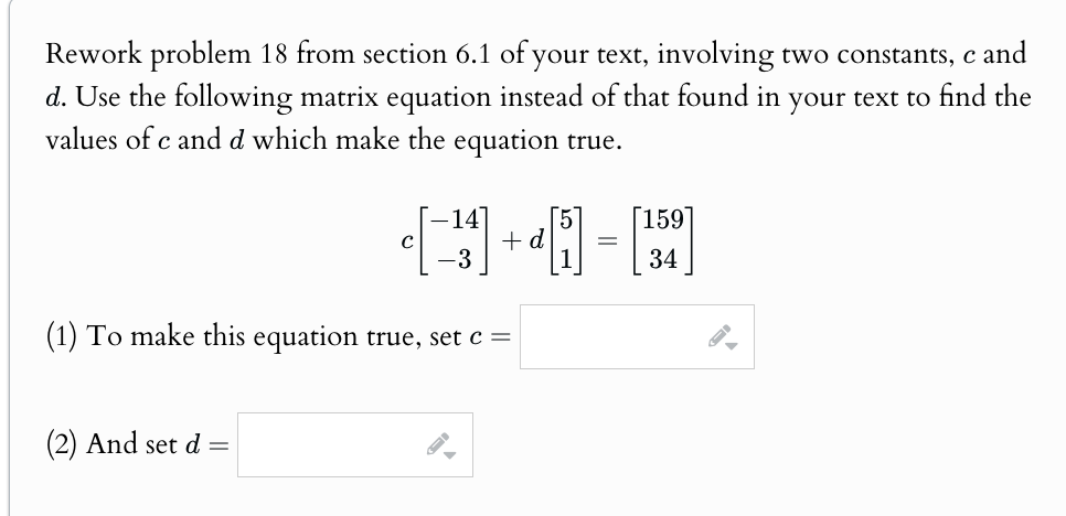 Rework problem 17 ﻿from section 6.1 ﻿of your text, | Chegg.com