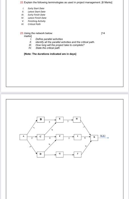 Solved 22. Explain the following terminologies as used in | Chegg.com