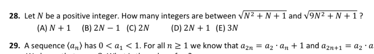 Solved Let N ﻿be a positive integer. How many integers are | Chegg.com
