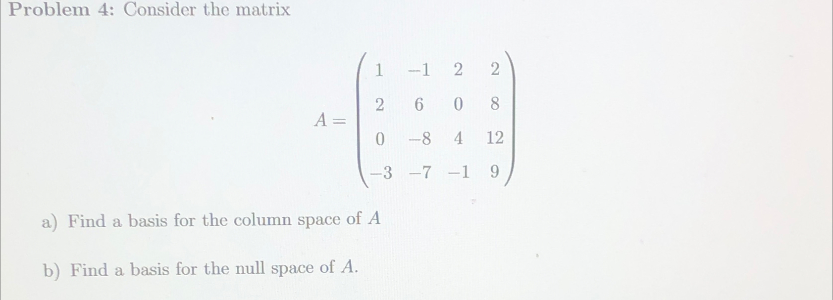 Solved Problem 4 Consider The 6344