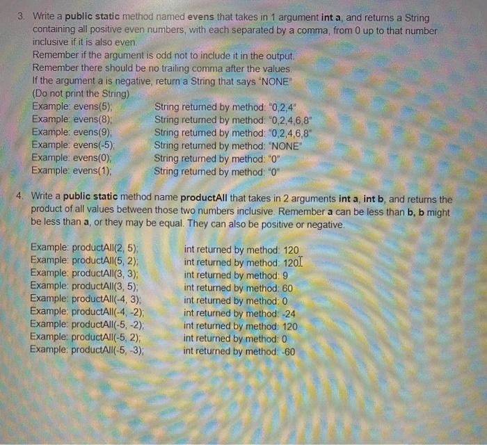 Solved 1 In A Class Named Midtermproblems Write A Public