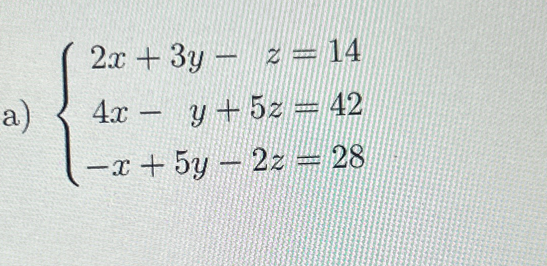 Solved Resuelva la siguiente ecuacion lineal o muestre su | Chegg.com Solved Resuelva la siguiente ecuacion lineal o muestre su | Chegg.com