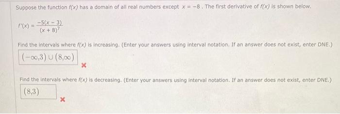Solved Suppose the function f(x) has a domain of all real | Chegg.com
