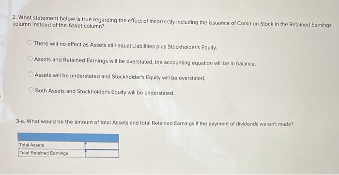 Solved Revise your worksheet to the accounting equation and | Chegg.com