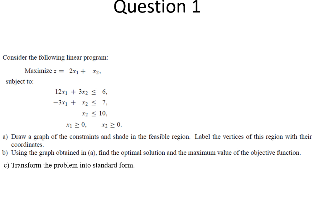 Solved Consider the following linear program: ﻿Maximize | Chegg.com