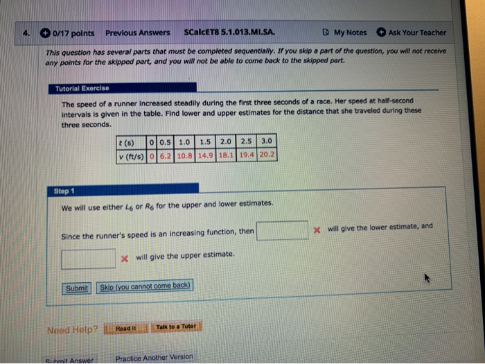 Solved 4. 0/17 points Previous Answers CalcETS | Chegg.com Solved 4. 0/17 points Previous Answers CalcETS | Chegg.com