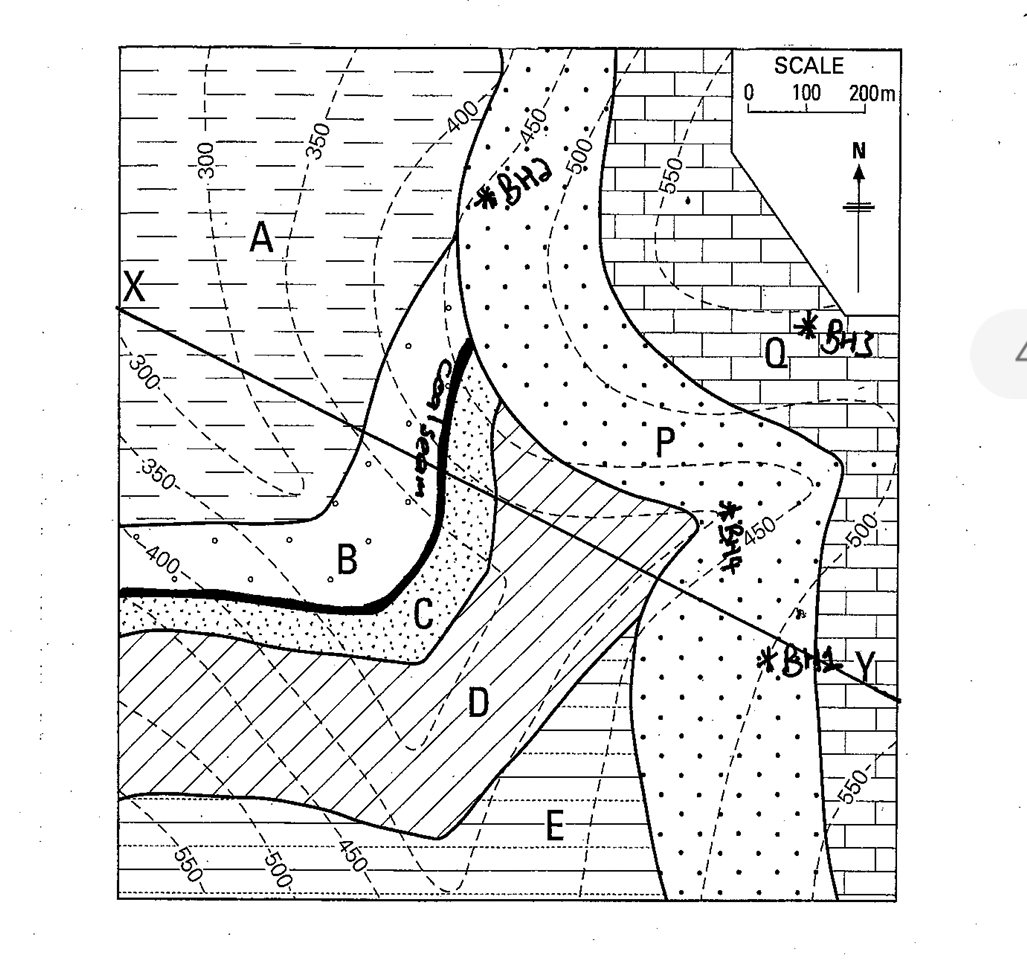 Solved Question 4Refer to the geological map in APPENDIX 1 | Chegg.com