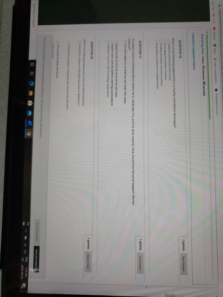 Solved niagara blackboard.com/webapps/assessment/take/launch | Chegg.com