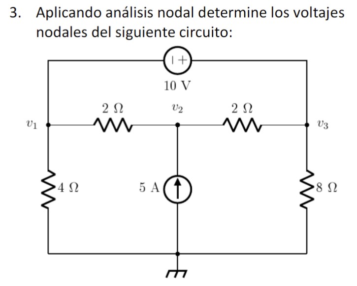 Solved Aplicando análisis nodal determine los | Chegg.com