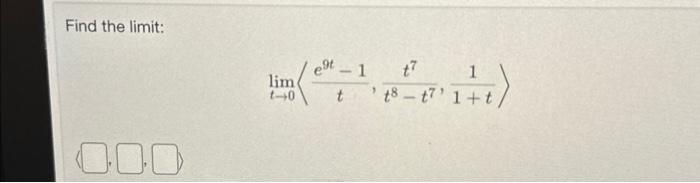 Solved Find the domain of the vector functions, r(t), listed | Chegg.com