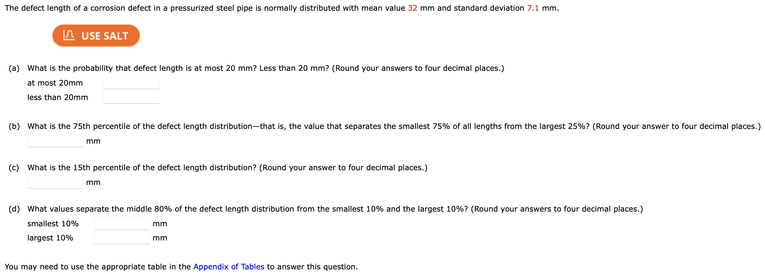 Solved The defect length of a corrosion defect in a | Chegg.com
