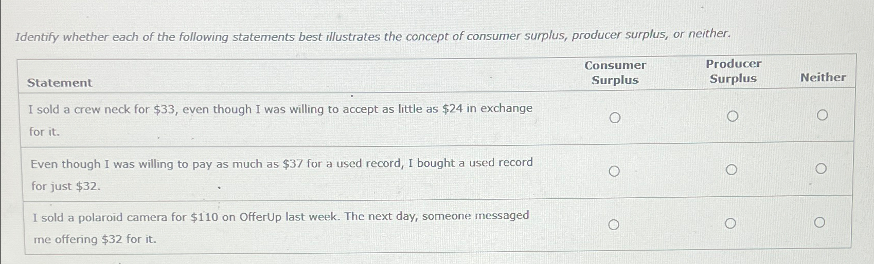 Solved Identify whether each of the following statements | Chegg.com