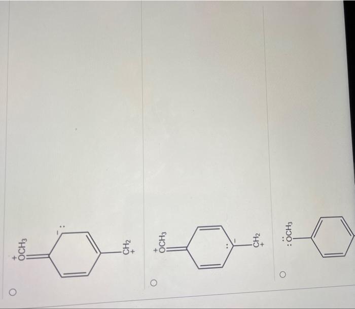 Solved From the given resonance structures, identify the | Chegg.com