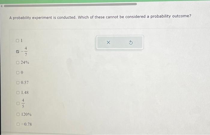 Solved A probability experiment is conducted. Which of these | Chegg.com