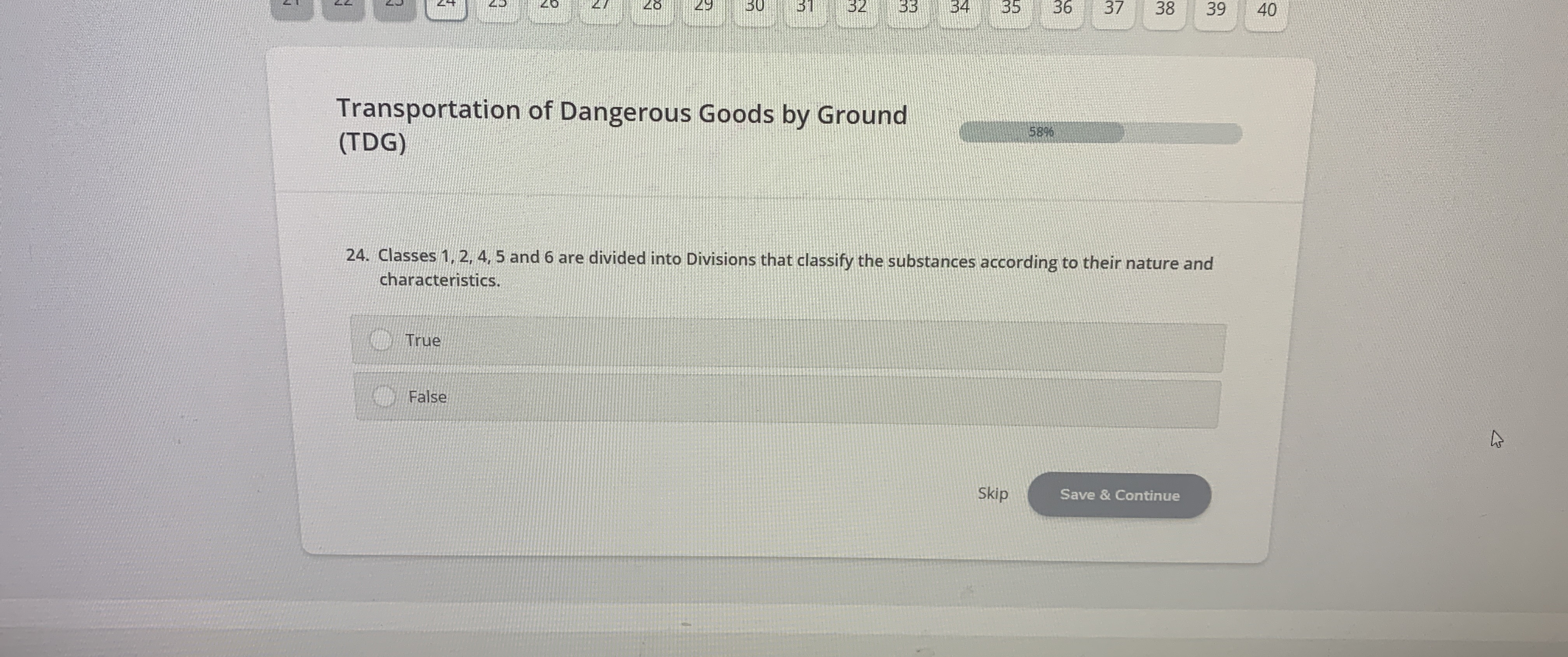 Solved Transportation of Dangerous Goods by Ground (TDG)24. | Chegg.com