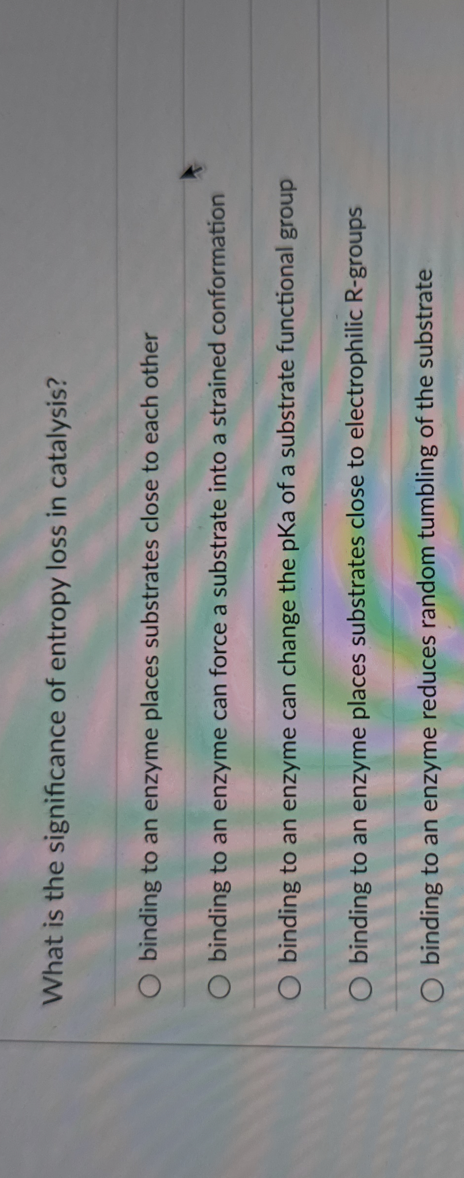 Solved What is the significance of entropy loss in | Chegg.com