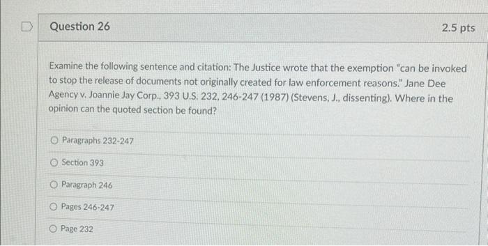 Solved Examine the following sentence and citation: The | Chegg.com