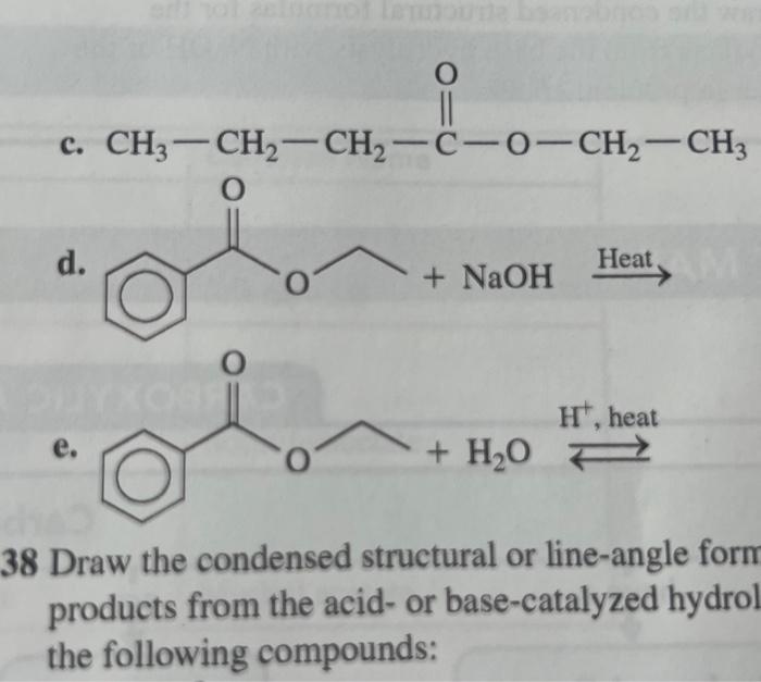 Chapter 12 Learning Exercise 12.3A Write the | Chegg.com