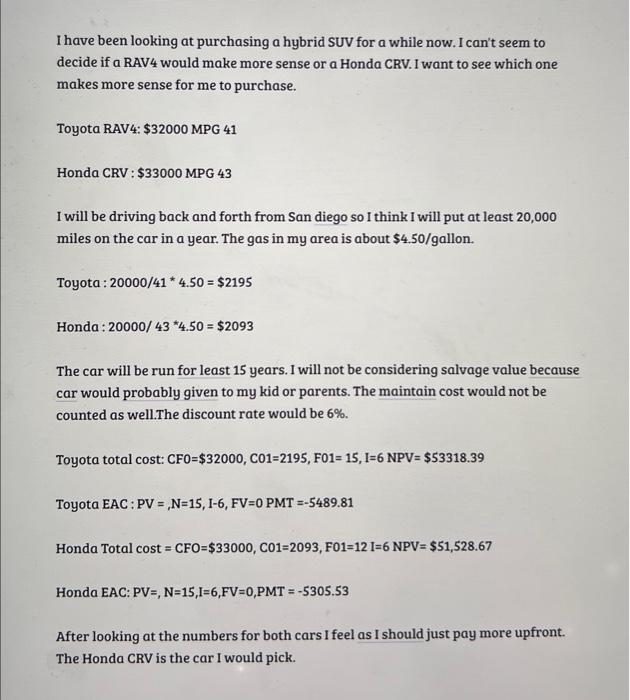 Solved can you please help me come up with a example of EAC | Chegg.com