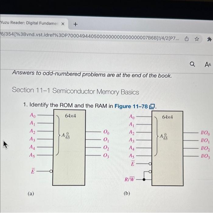 Solved Yuzu Reader: Digital Fundamen X + 6/354 | Chegg.com