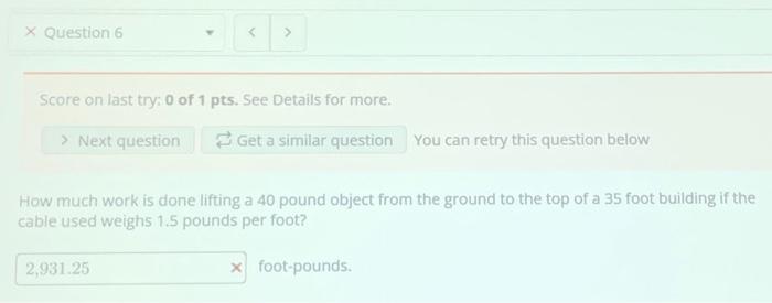 Solved Score on last try: 0 of 1 pts. See Details for more. | Chegg.com