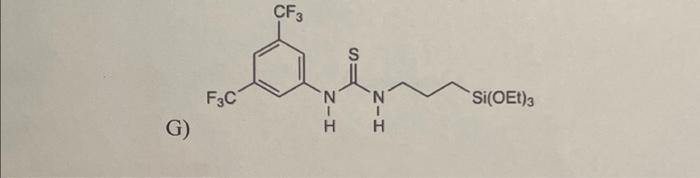 Solved CF3 F3C N N Si(OET)3 H H | Chegg.com