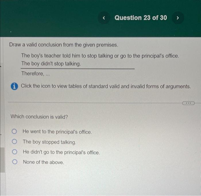 Solved Draw a valid conclusion from the given premises. The | Chegg.com