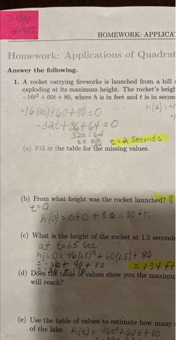 Homework: Applications of Quadrat Answer the | Chegg.com