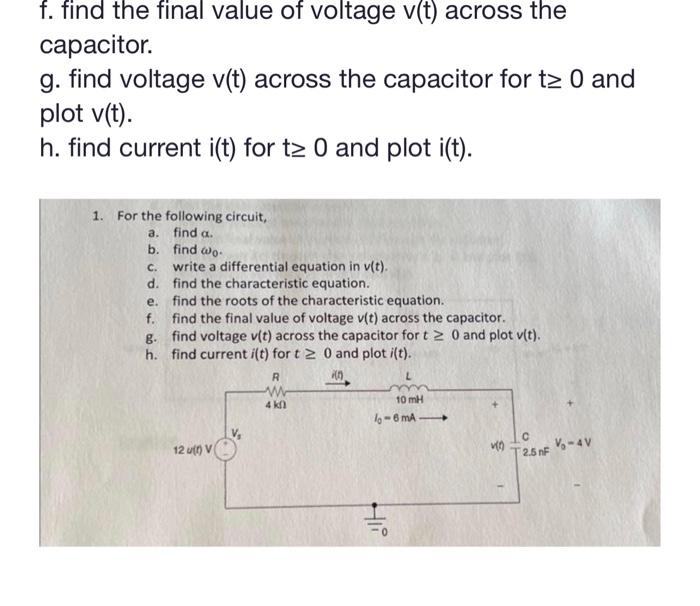 Solved Please explain and show workf. find the final value | Chegg.com
