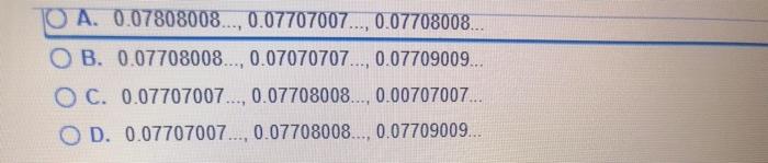 Solved Find three irrational numbers between each of the | Chegg.com
