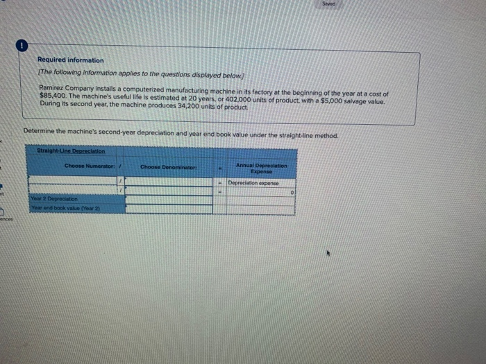 Solved Ramirez Company installs a computerized | Chegg.com