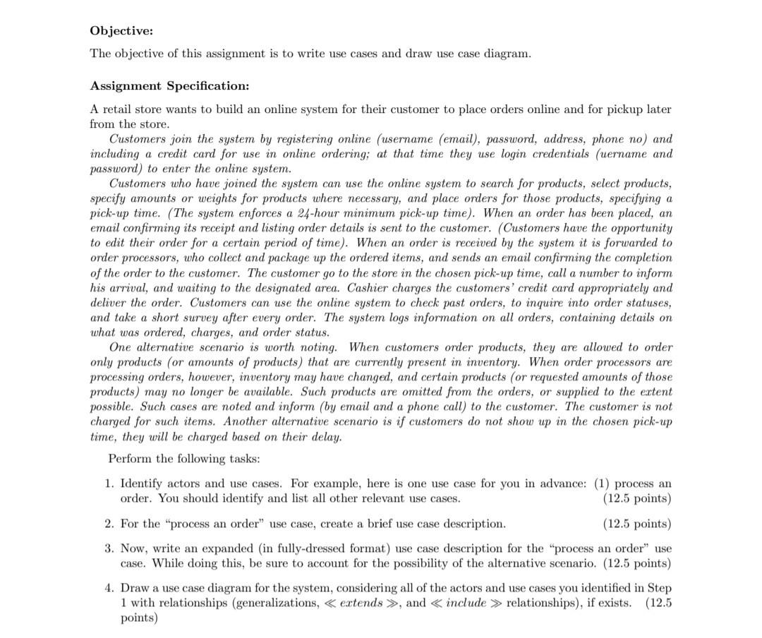 Solved Objective: The objective of this assignment is to | Chegg.com