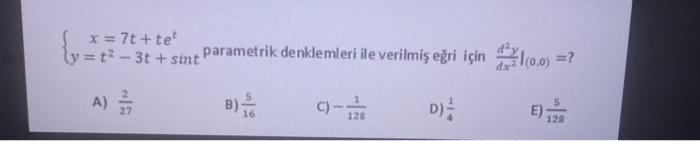 Solved what is d2y/dx2 (0,0 | Chegg.com