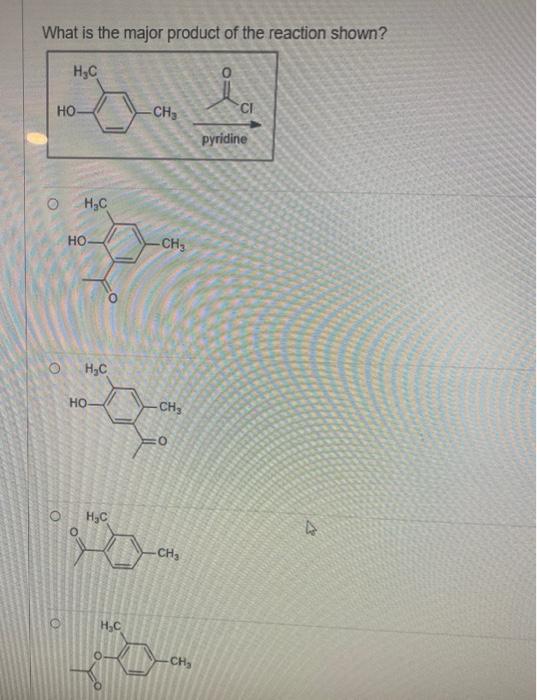 Solved What is the major product of the reaction shown? HC | Chegg.com
