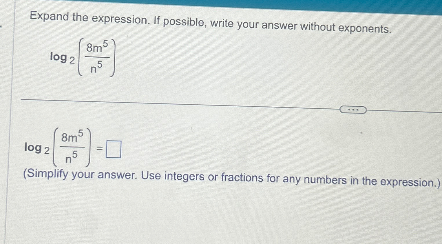 Solved Expand the expression. If possible, write your answer | Chegg.com