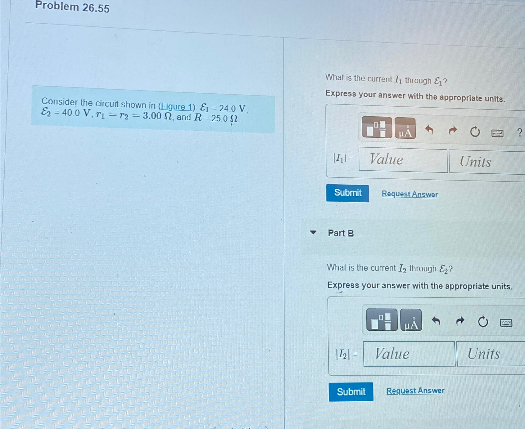 Problem 26.55Consider the circuit shown in (Figure | Chegg.com